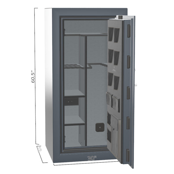 Classic Plus | 25 | Blue Gloss Mechanical | 110 Minute Fire Protection ...